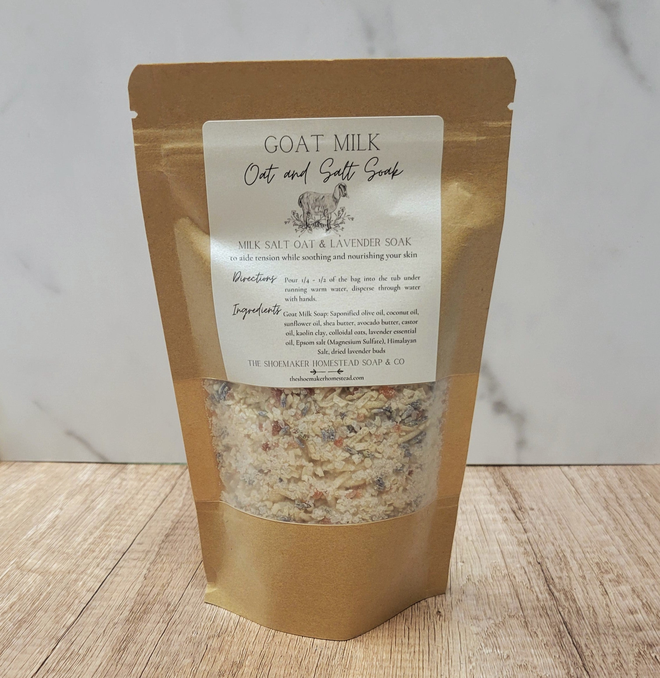 Milk, Oat and Salt Soak – The Shoemaker Homestead Soap & Co