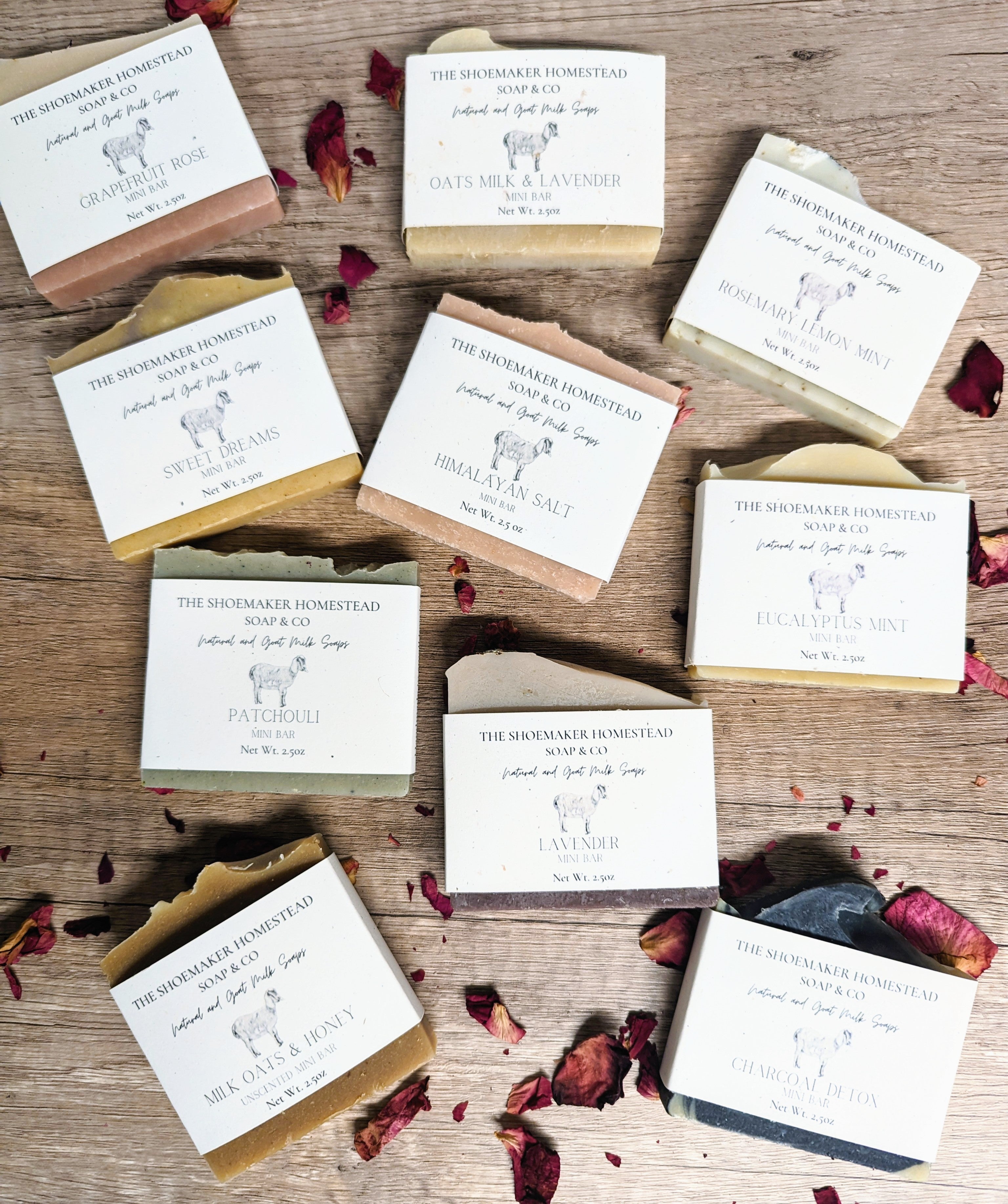 Mini Soaps – The Shoemaker Homestead Soap & Co